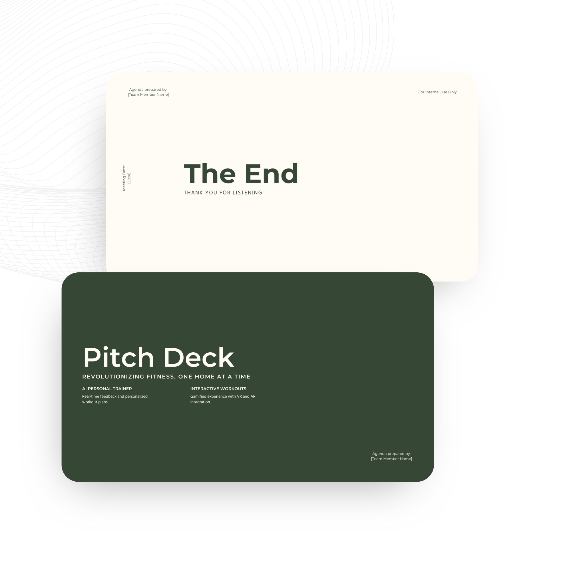 minimal modern clean pitch deck presentation design by SAL BESARI on ...
