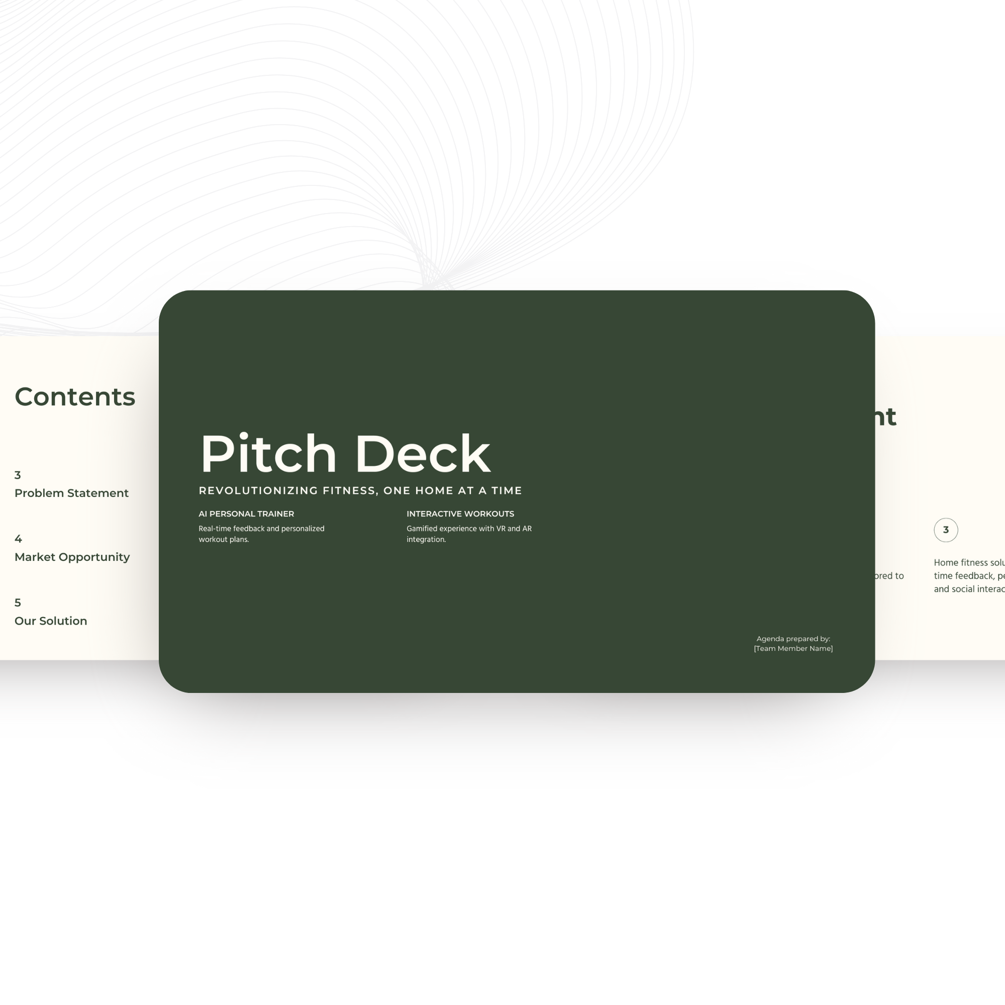 minimal modern clean pitch deck presentation design by SAL BESARI on ...