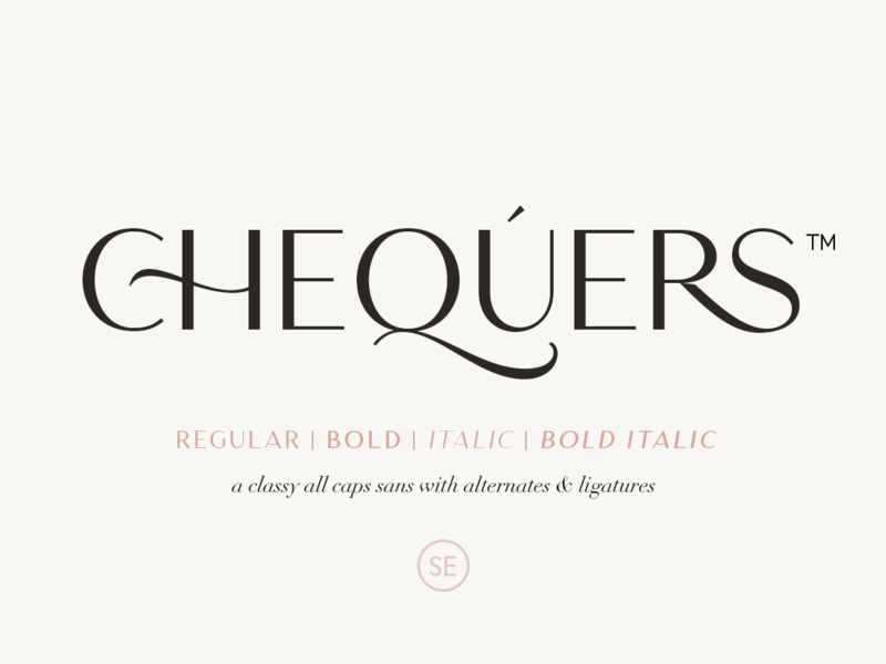 Chequers – Modern Sans Serif by Sarid Ezra on Dribbble