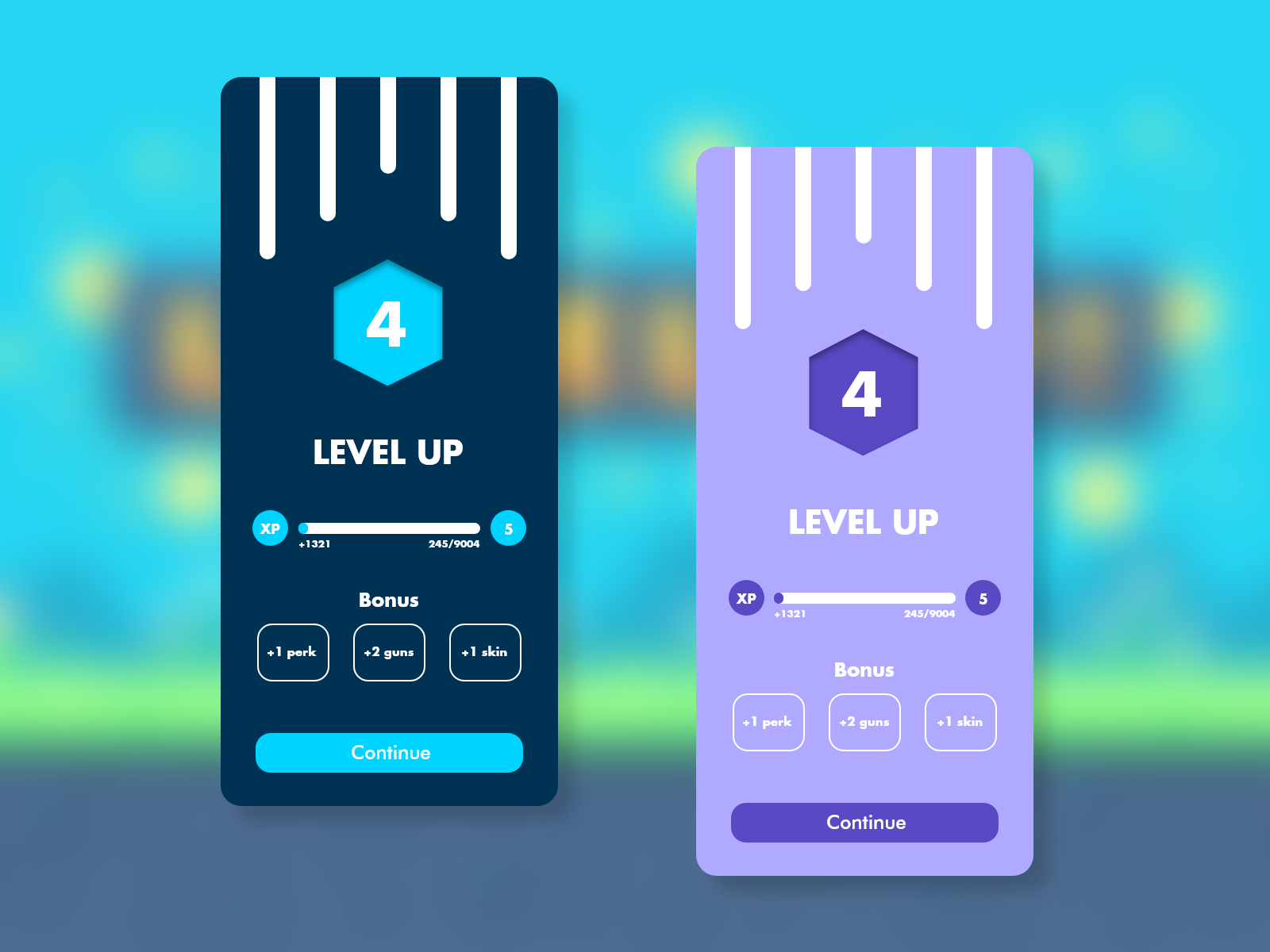 UI Level Up Screen | Mobile by Piotr Rozalski on Dribbble