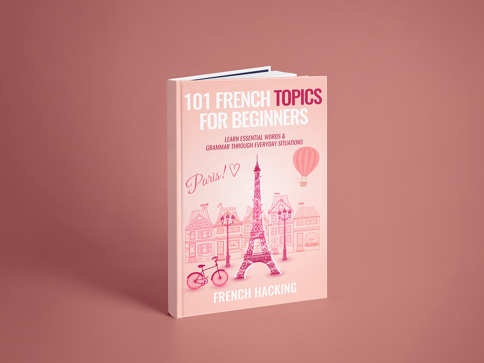 101 French Topics For Beginners Book Cover by Ahmed Moghazy on Dribbble