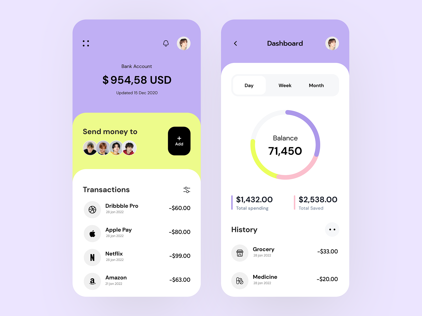 Banking App by Glow for Piqo Studio on Dribbble Banking App by Glow for Piqo Studio on Dribbble