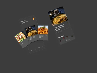 Food App Basic Minimalist Design designs, themes, templates and ...