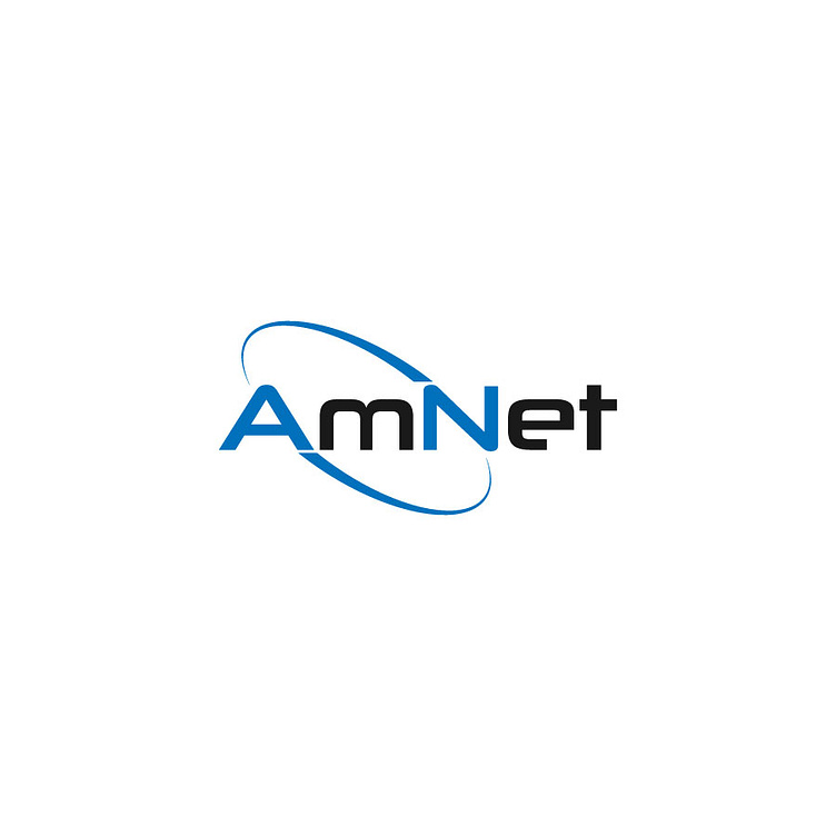 AmNet logo Design by Jesmin Ara on Dribbble