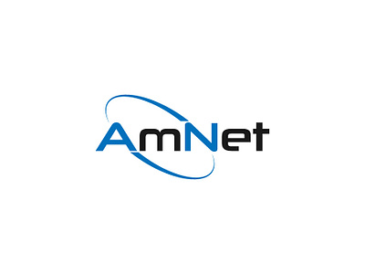 AmNet logo Design by Jesmin Ara on Dribbble