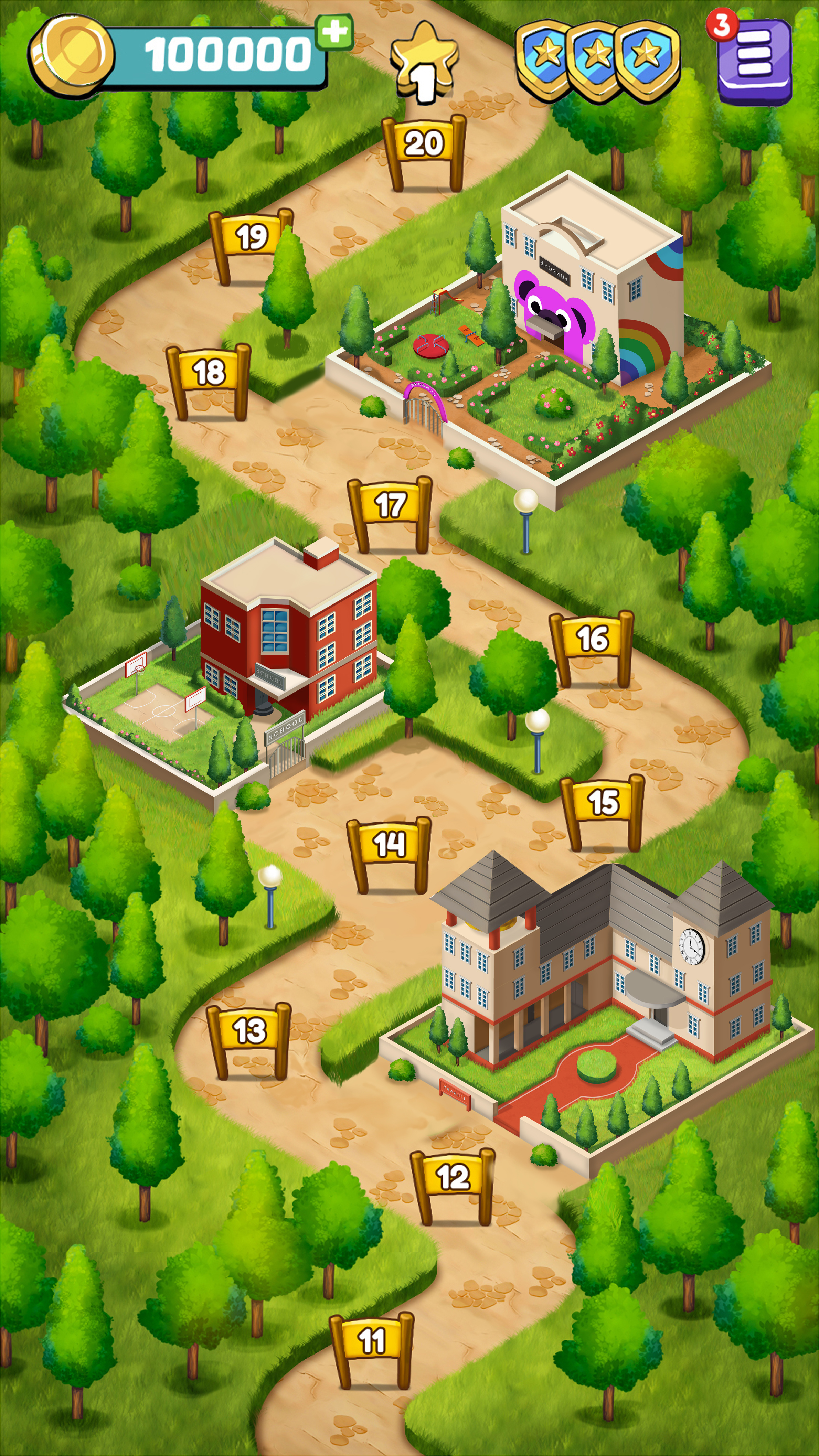 Mobile Game Map Design by Pratik Barot on Dribbble