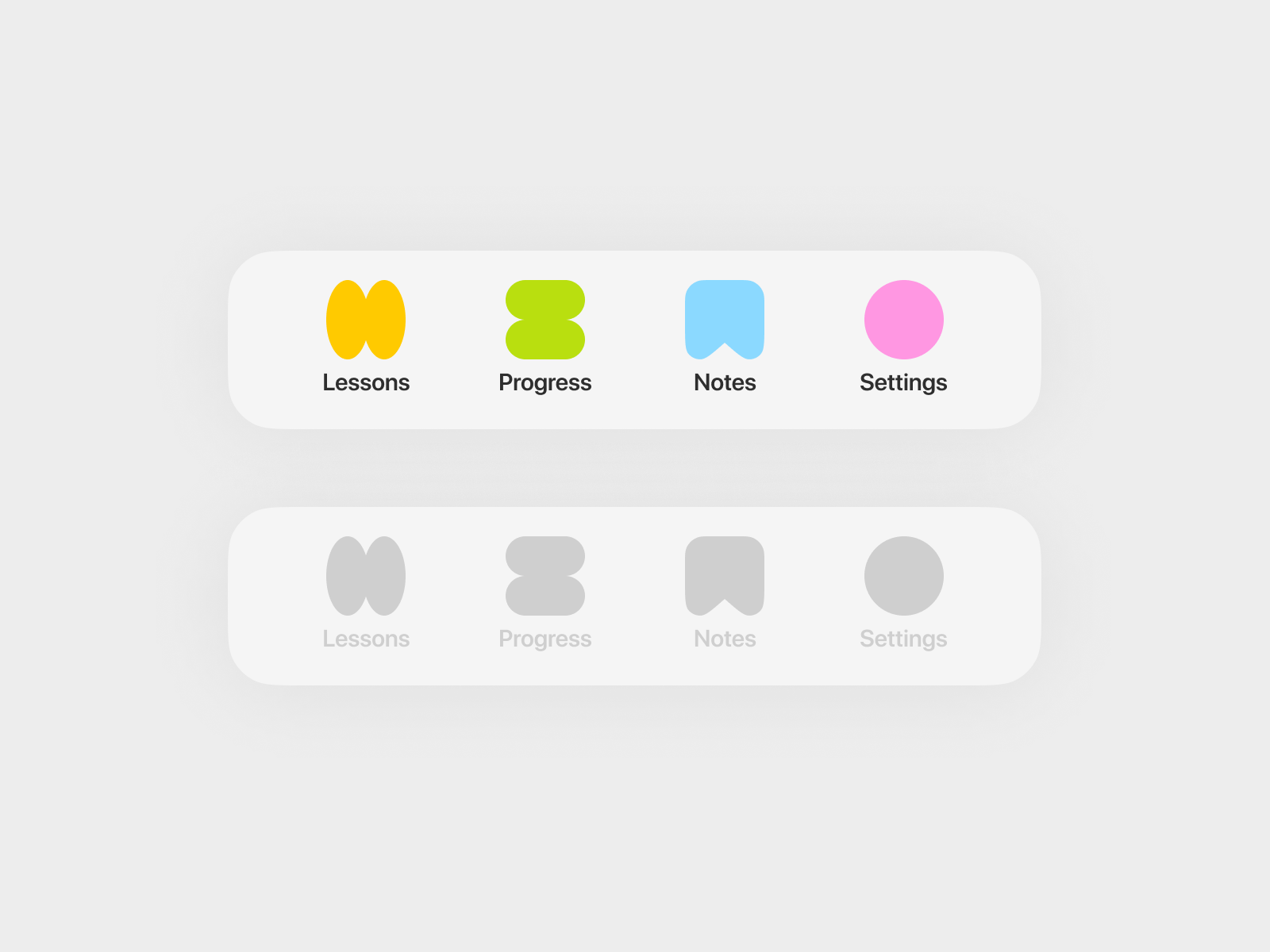 Tab Bar Icons by Andrew on Dribbble