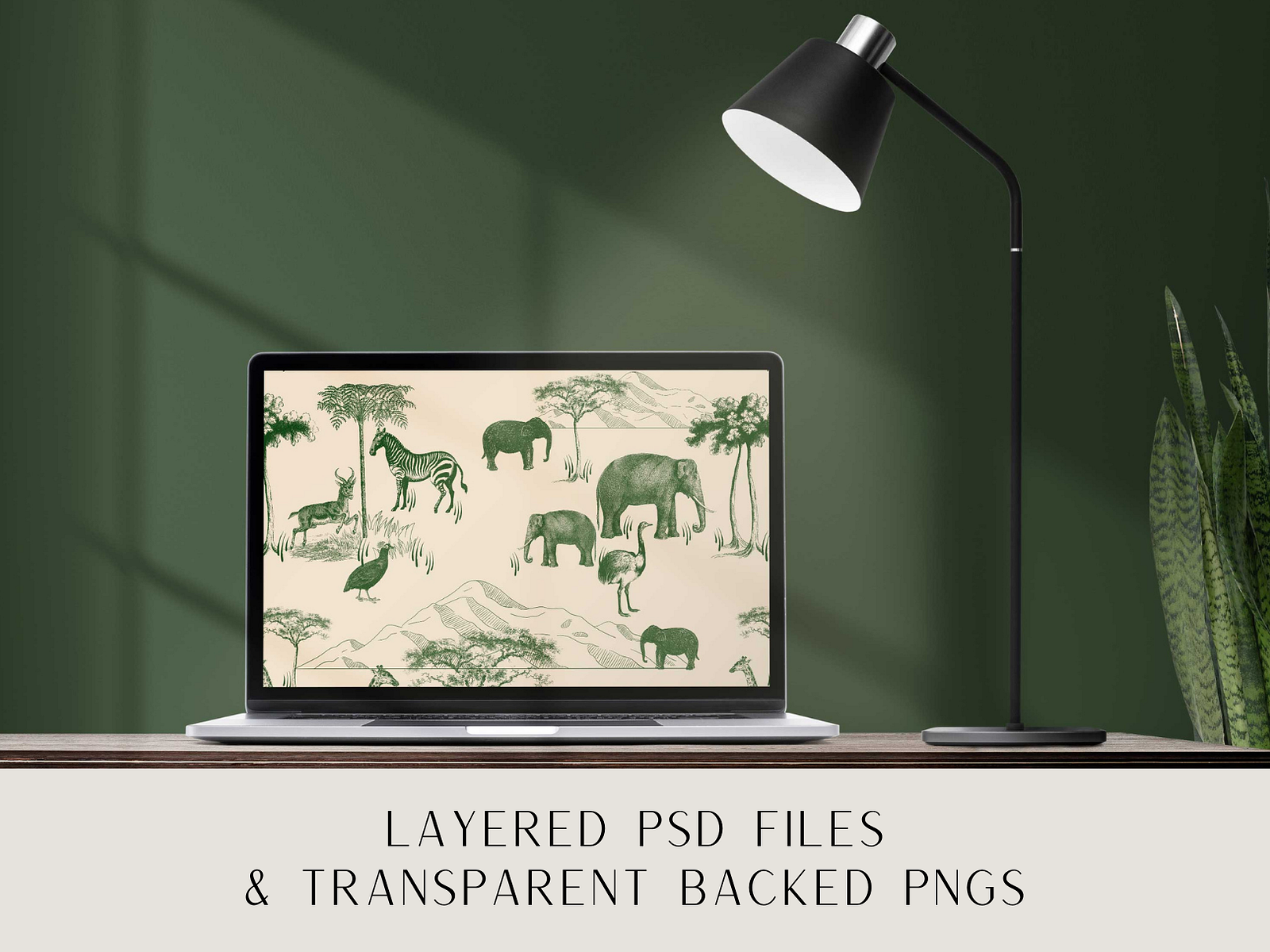 Safari Animal Toile Pattern Set by Hughes Studio Toile on Dribbble