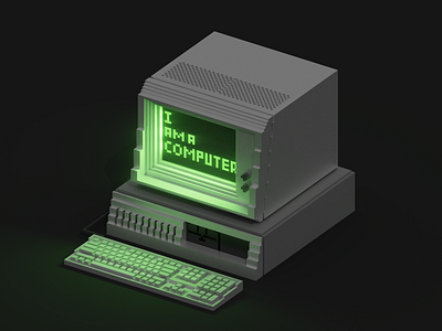 Voxel Computer by Mohammad Hoseyni on Dribbble