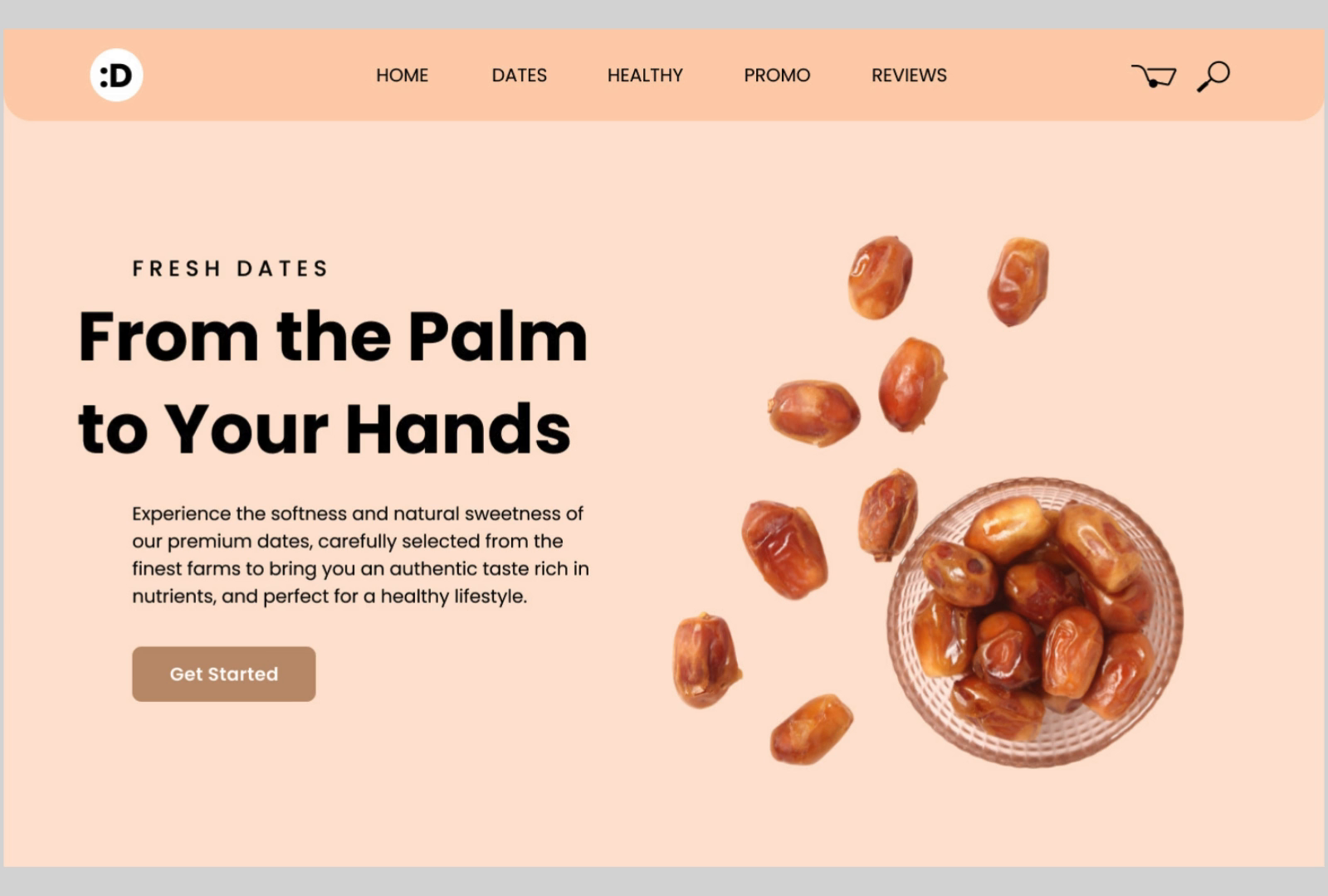 Dates Landing Page Concept by Syahrul Fatoni on Dribbble