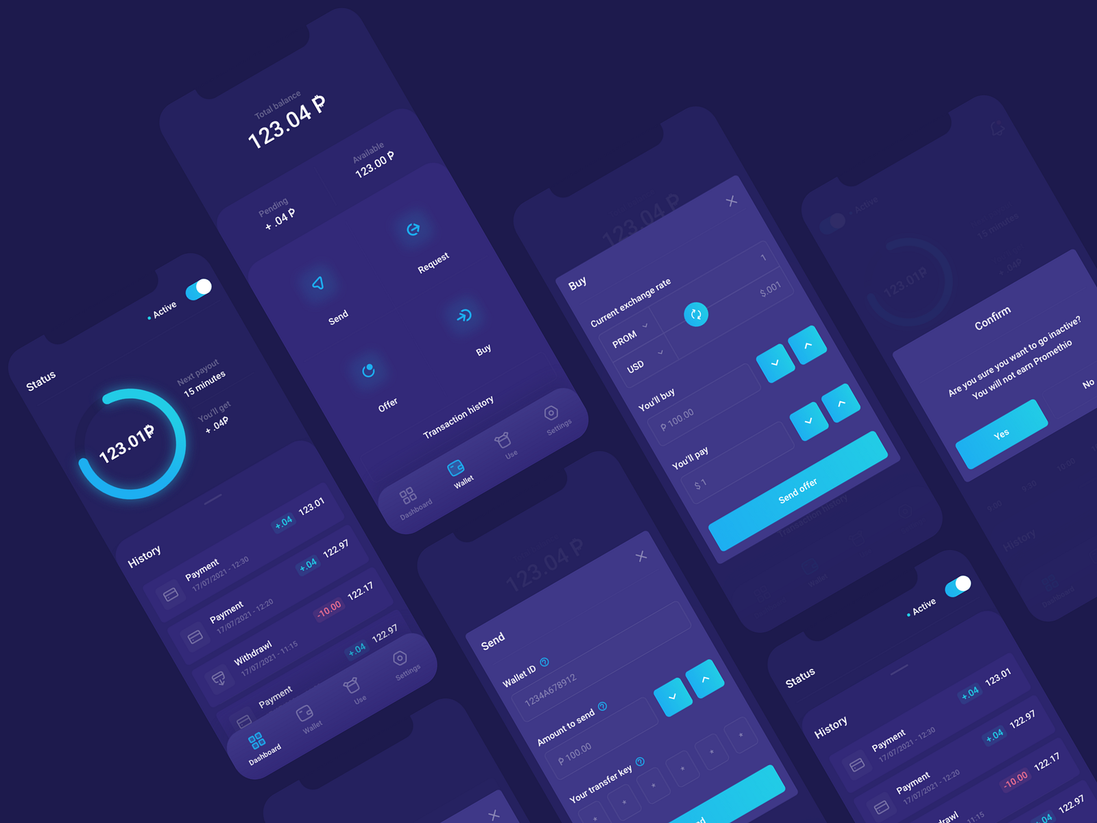 Promethio - Mobile app by Дејан Анѓелкоски. on Dribbble