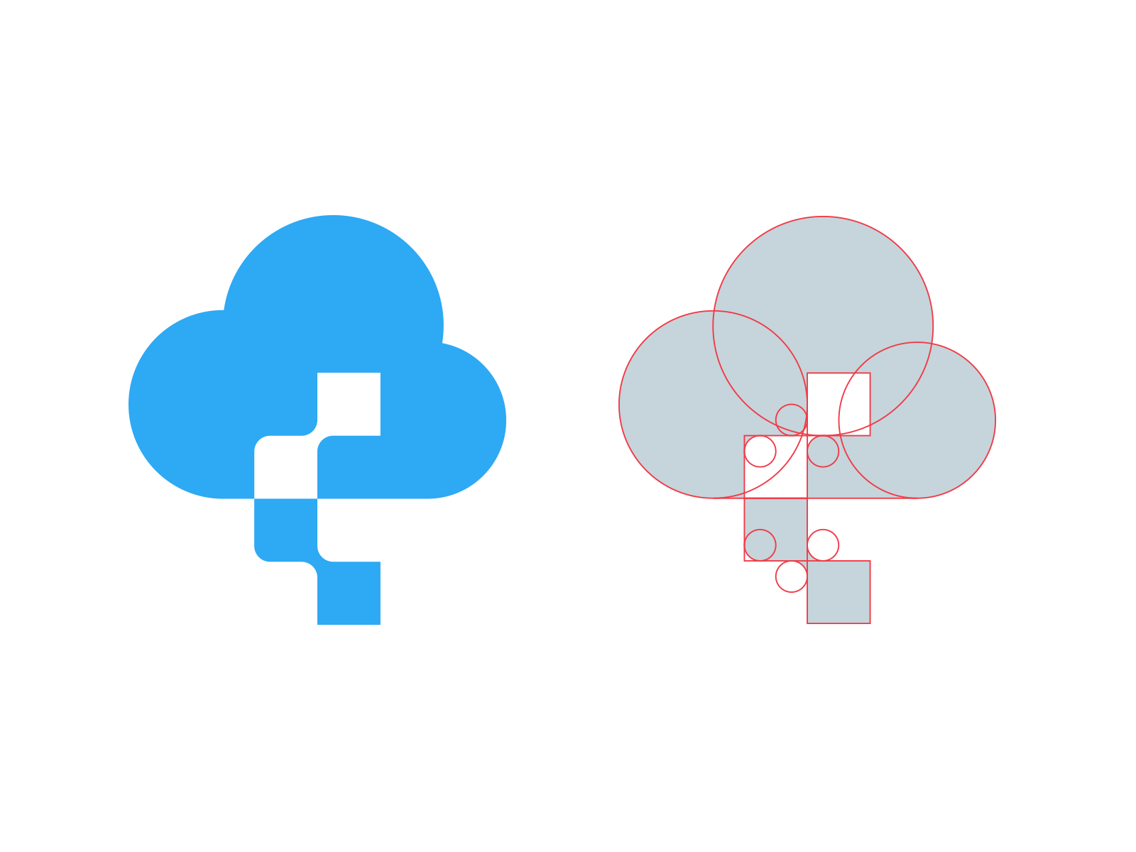 Cloud Storage Logo Design by Timur Aldemir on Dribbble