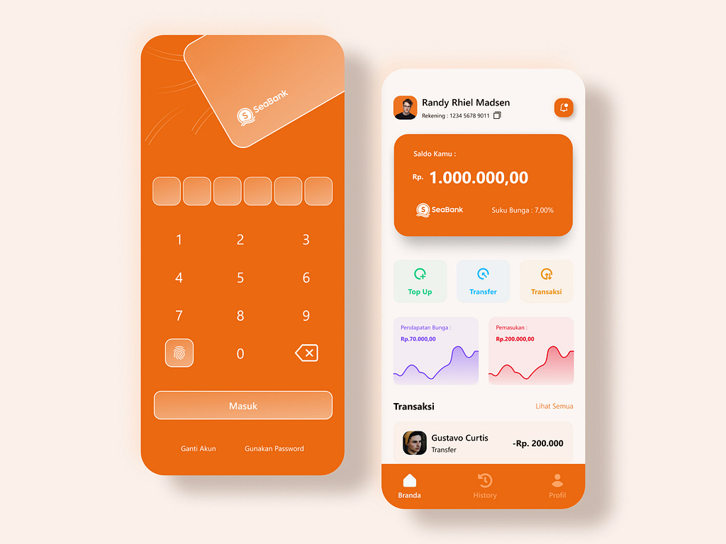 Seabank Display Redesign by Faisal Habibie on Dribbble