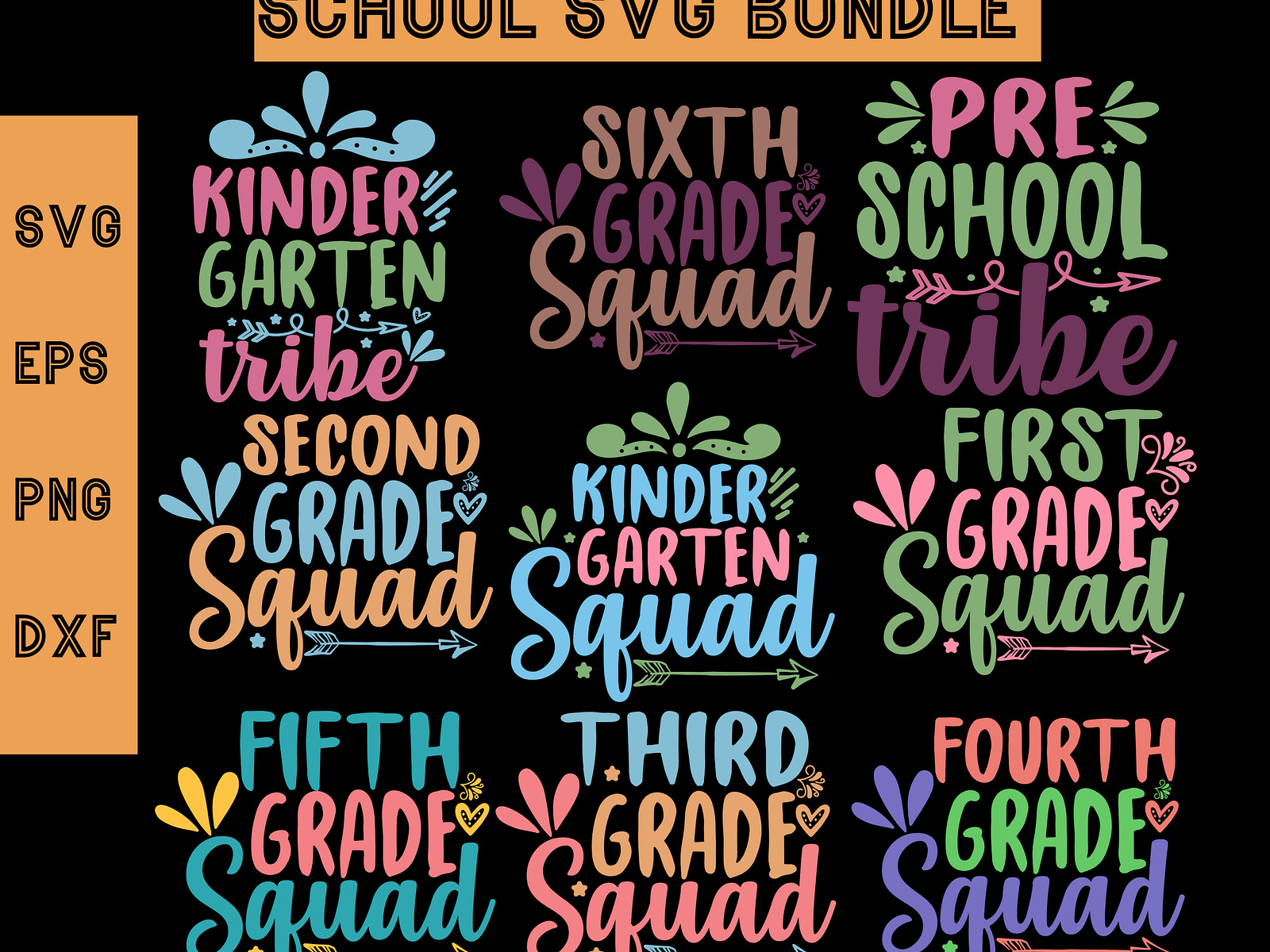 School SVG Bundle by SvgCraft on Dribbble