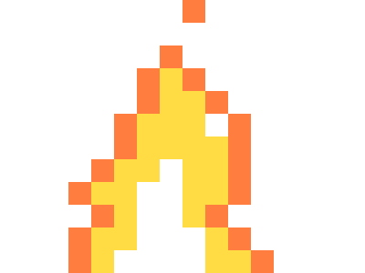 8-bit fire animation by jackson on Dribbble