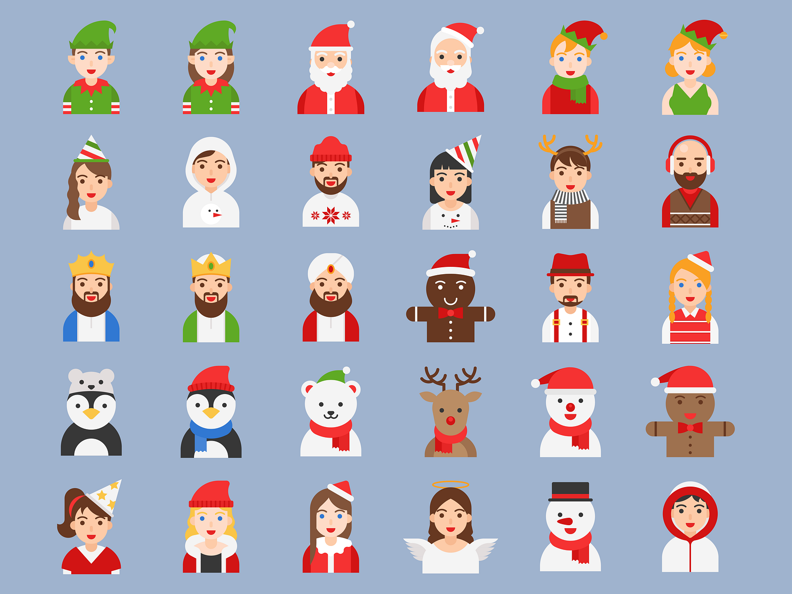 Christmas Avatar icon by fugui xu on Dribbble