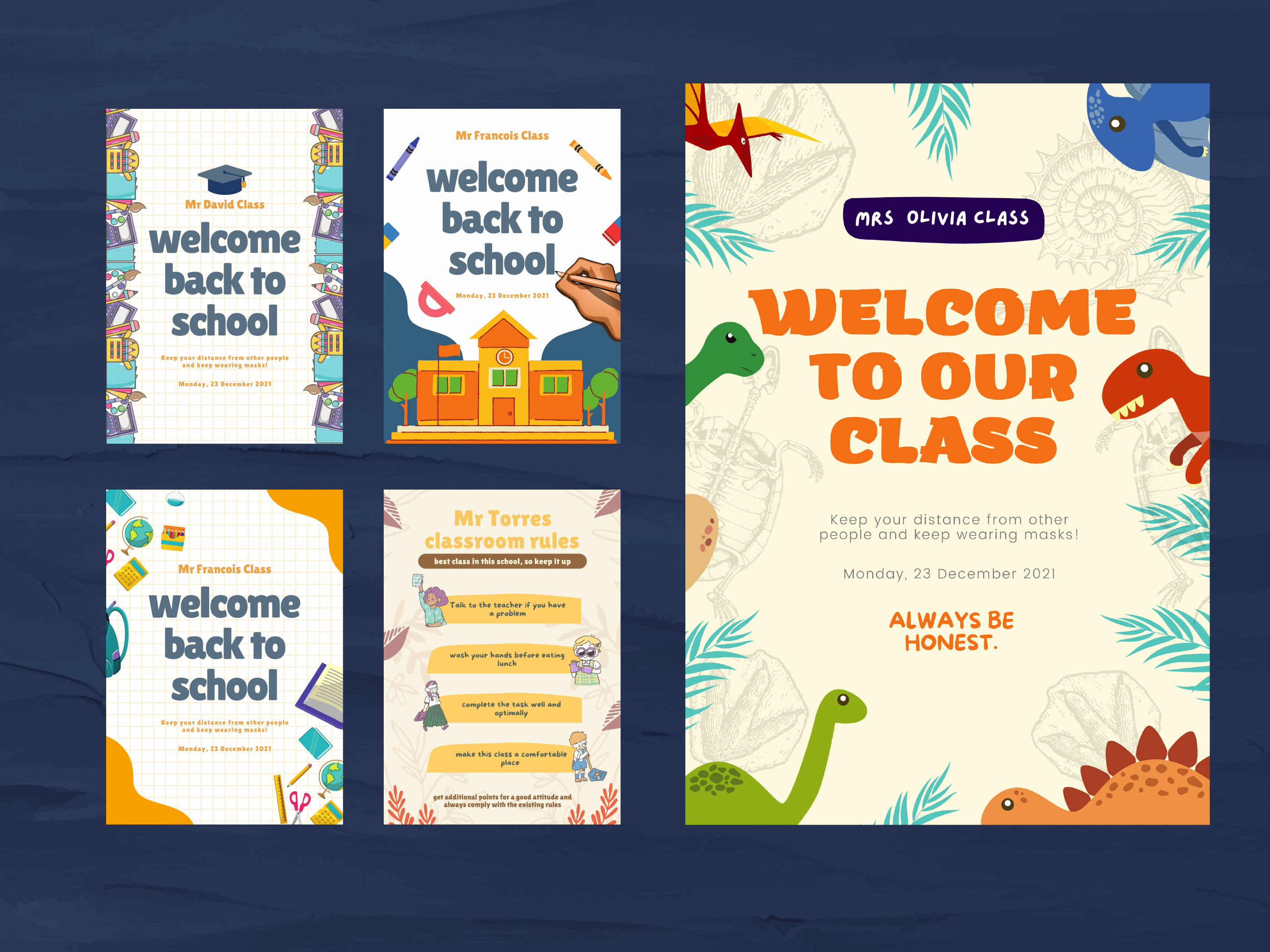 Classroom Decor Kit Canva Template by Svana Project on Dribbble