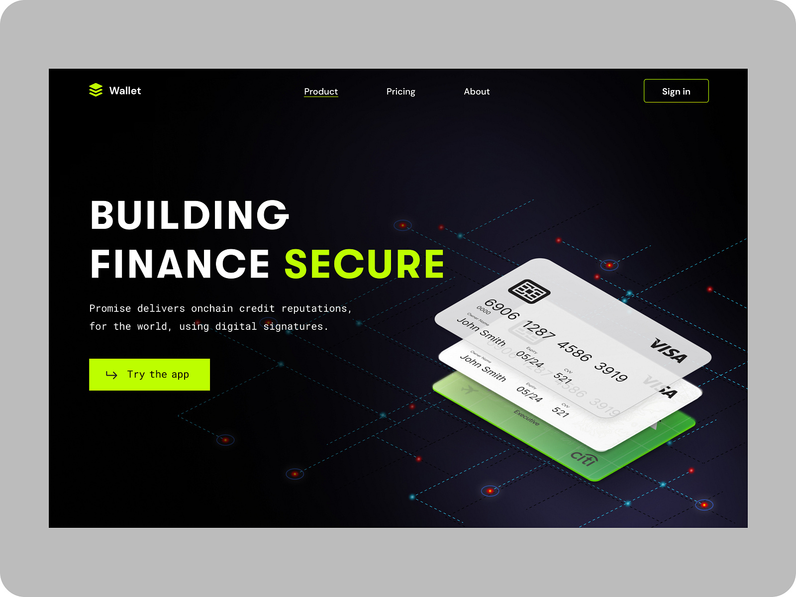 Finance app home page design by Ksenia Iur on Dribbble