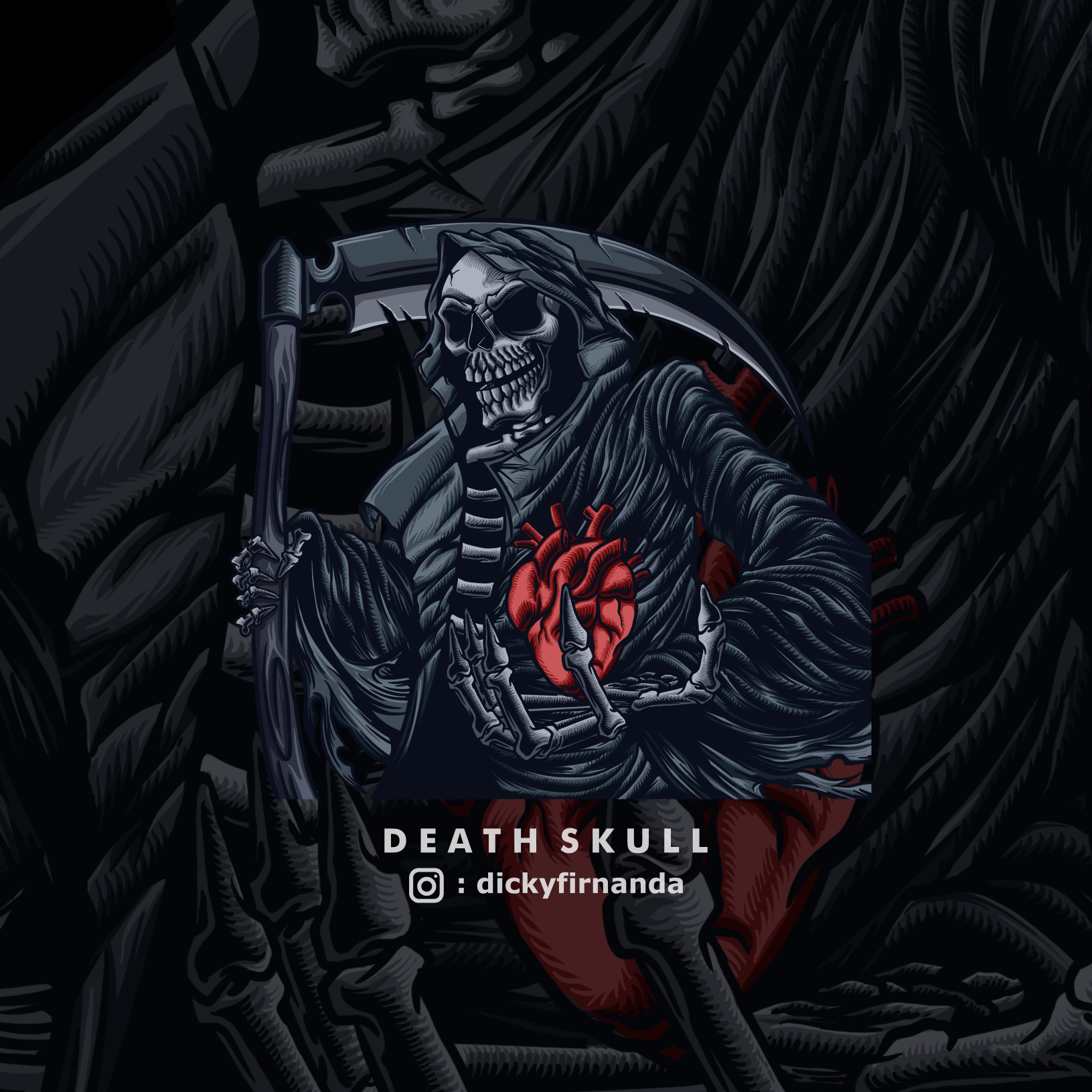 DEATH SKULL by Dicky Firnanda on Dribbble