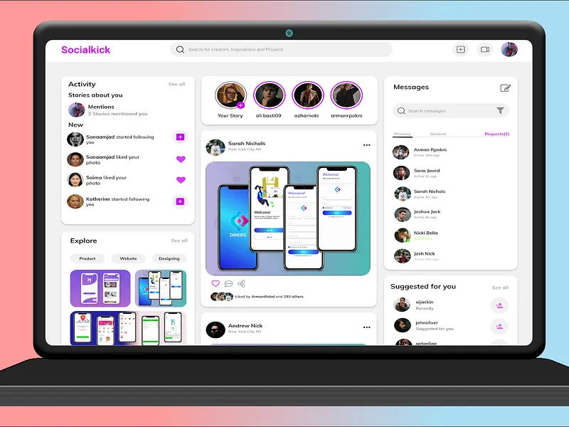 Facebook UI designs, themes, templates and downloadable graphic ...