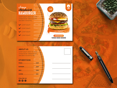 Food Postcard designs, themes, templates and downloadable graphic ...