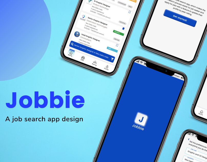 Jobbie - UI Design by Nusrat Unissa on Dribbble