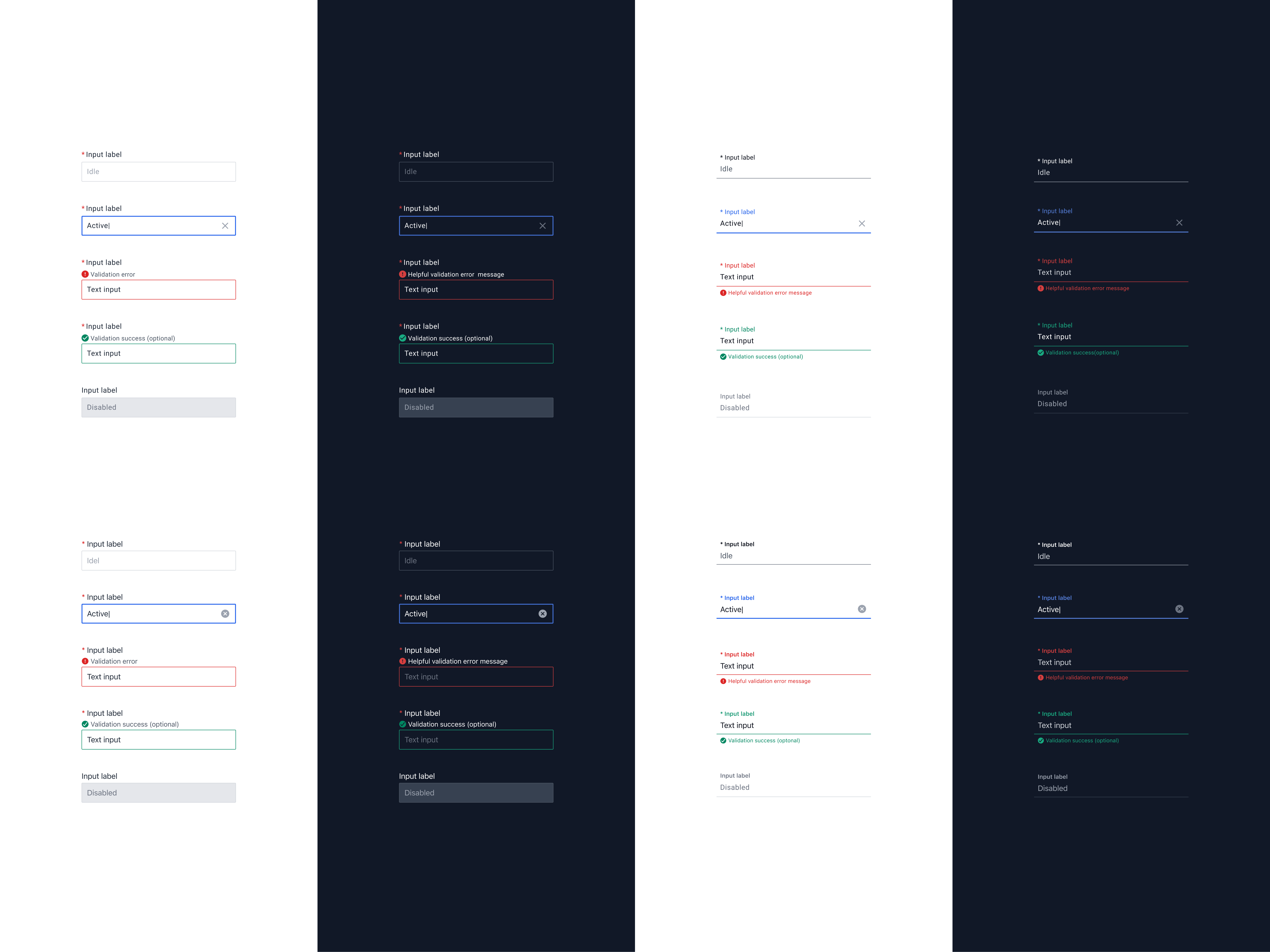 text input component by Peter Grochowski on Dribbble