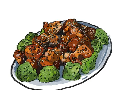 Sesame Chicken designs, themes, templates and downloadable graphic ...