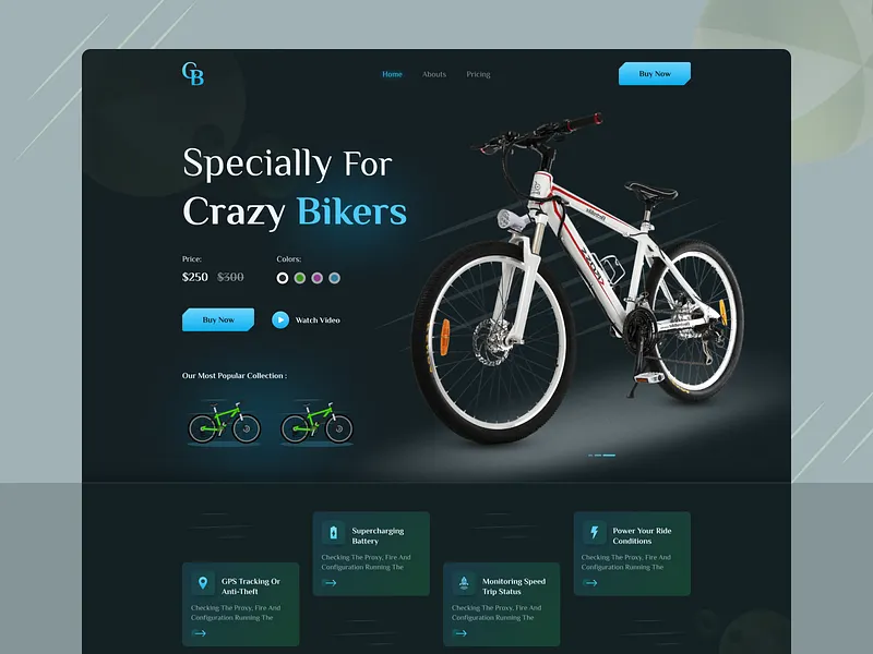 Bike Website designs, themes, templates and downloadable graphic ...