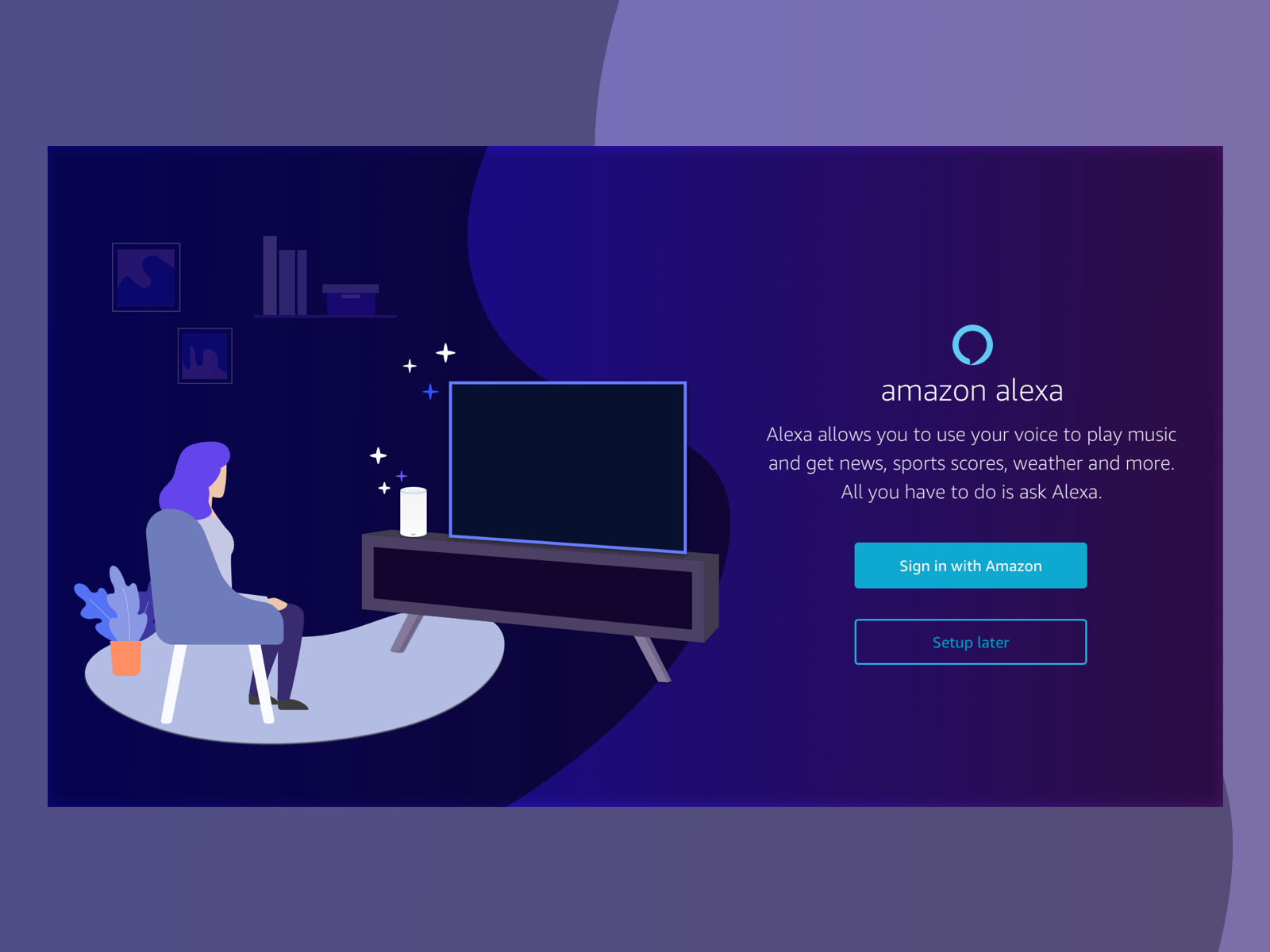 Amazon Alexa Setup by ilayda on Dribbble