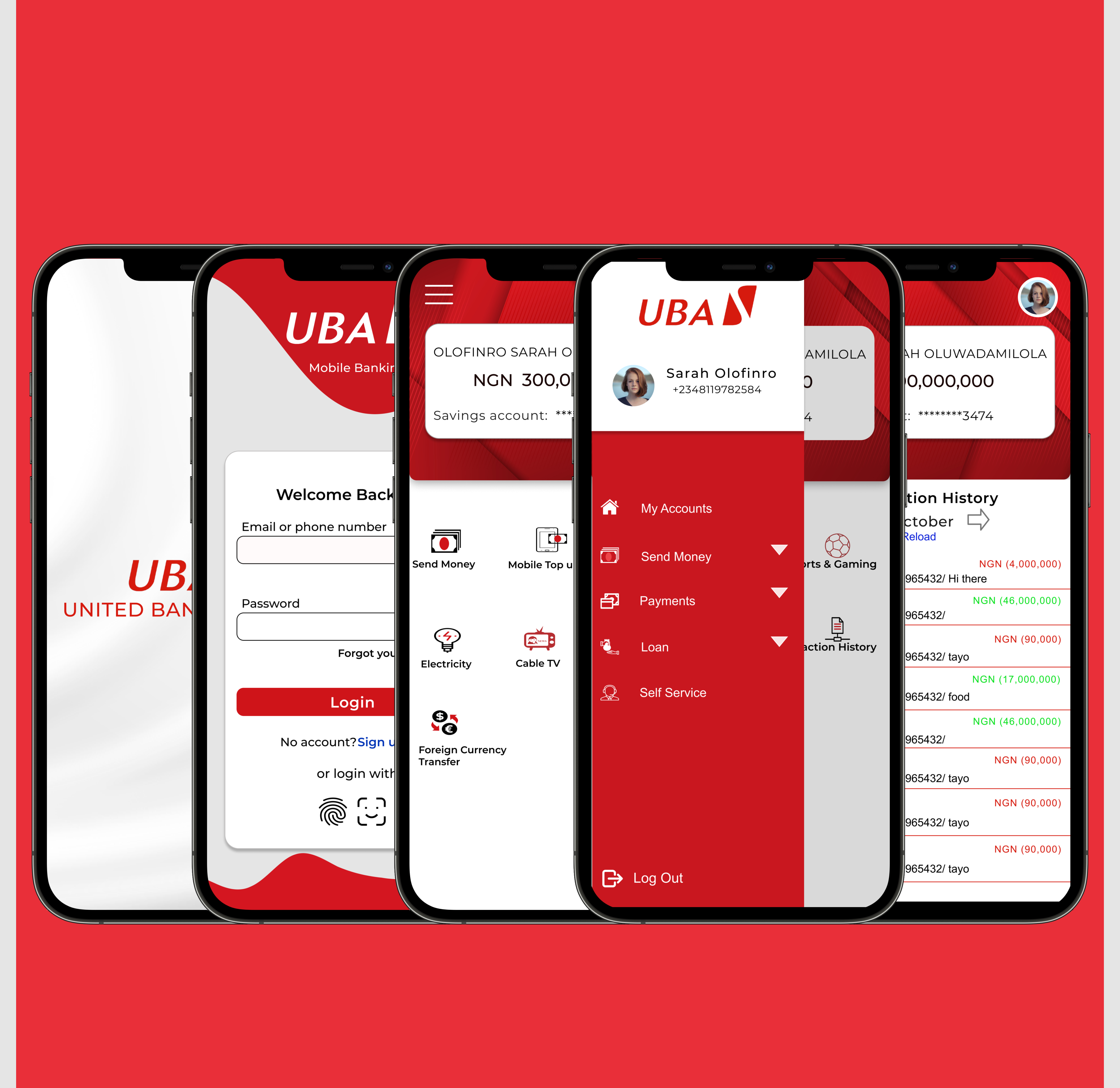 Redesign concept for Uba by Sarah Olofinro on Dribbble