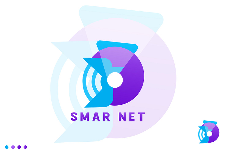 There are a Modern Gradient Smart Net logo design. by Masuma Islam on ...