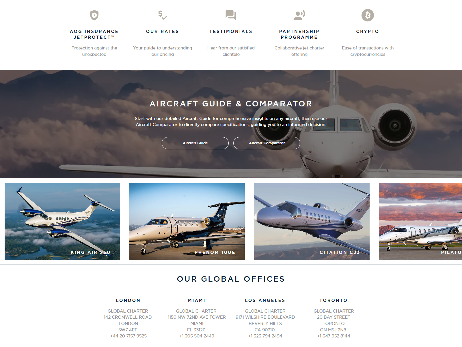 Private Jet Charter Website Design and Development by Muhammad Tauqeer ...