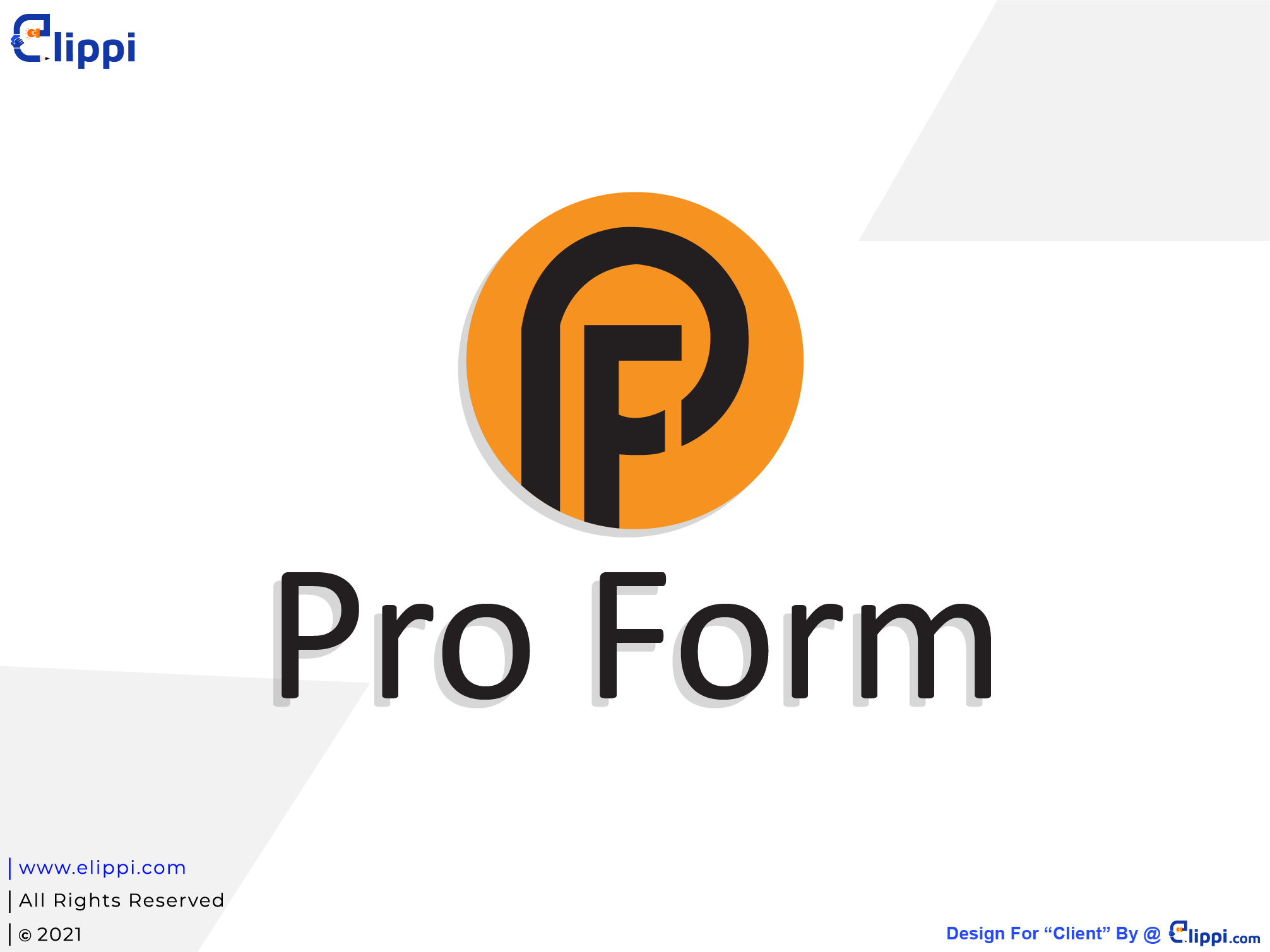 Pro Form Pictorial Mark Logo Design For Client by Elippi on Dribbble