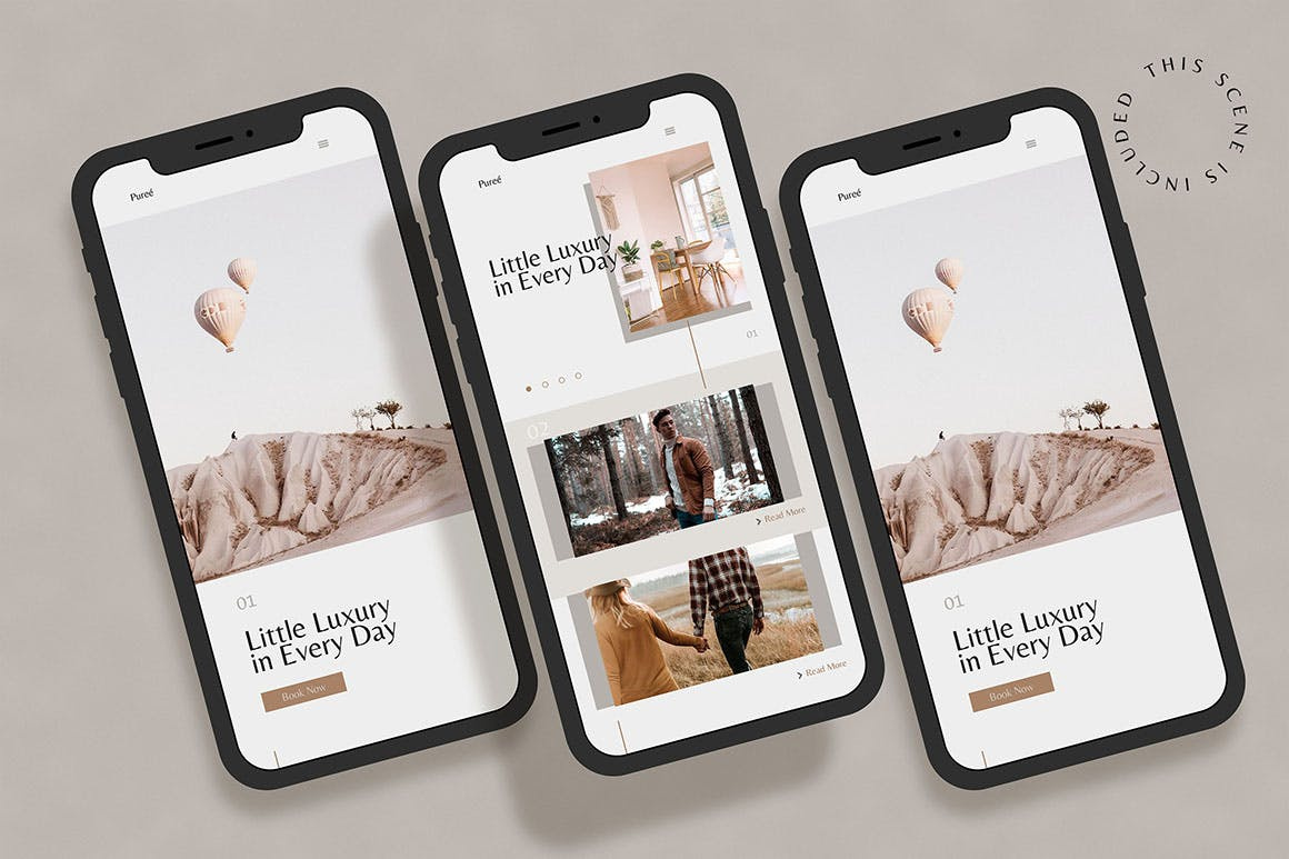 Responsive Minimal Modern Device Mockups by Creative Sandra on Dribbble