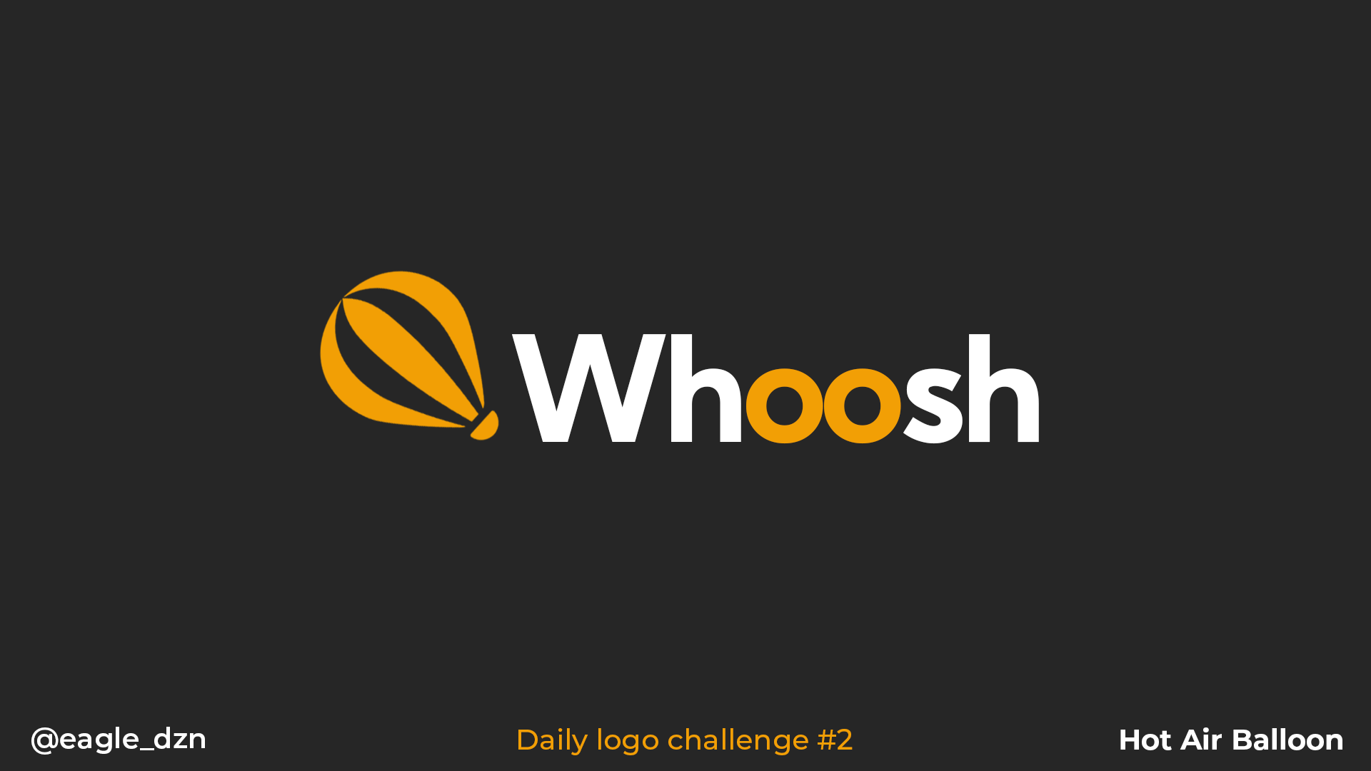 Whoosh logo by Eagle_Dzn on Dribbble