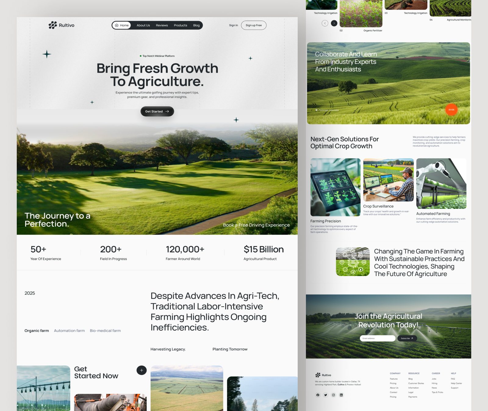 Agriculture Landing Page designs, themes, templates and downloadable ...