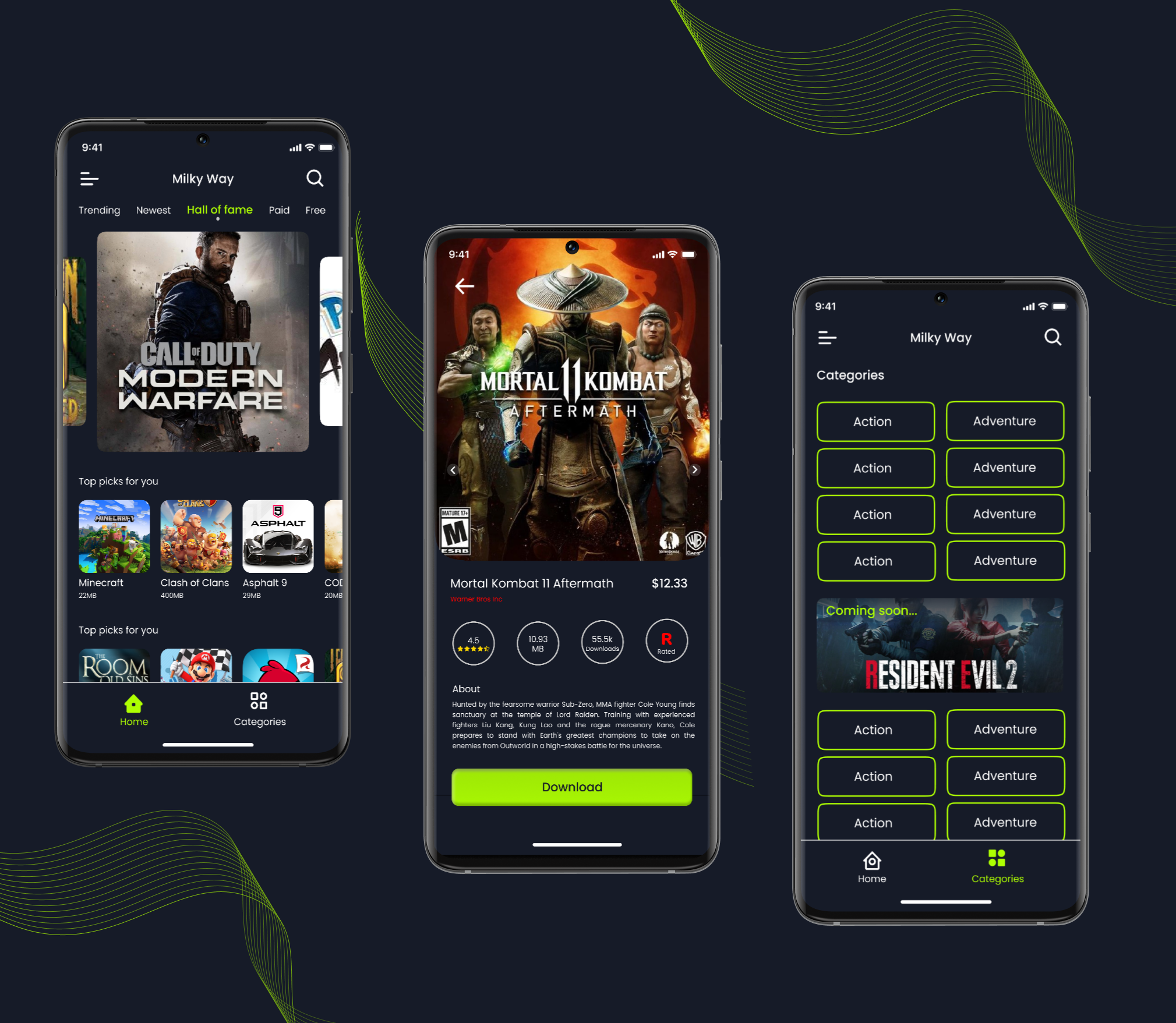Milky Way - Game store App Concept by Samuel Akindipe on Dribbble