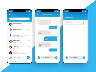 Messages Screen designs, themes, templates and downloadable graphic ...