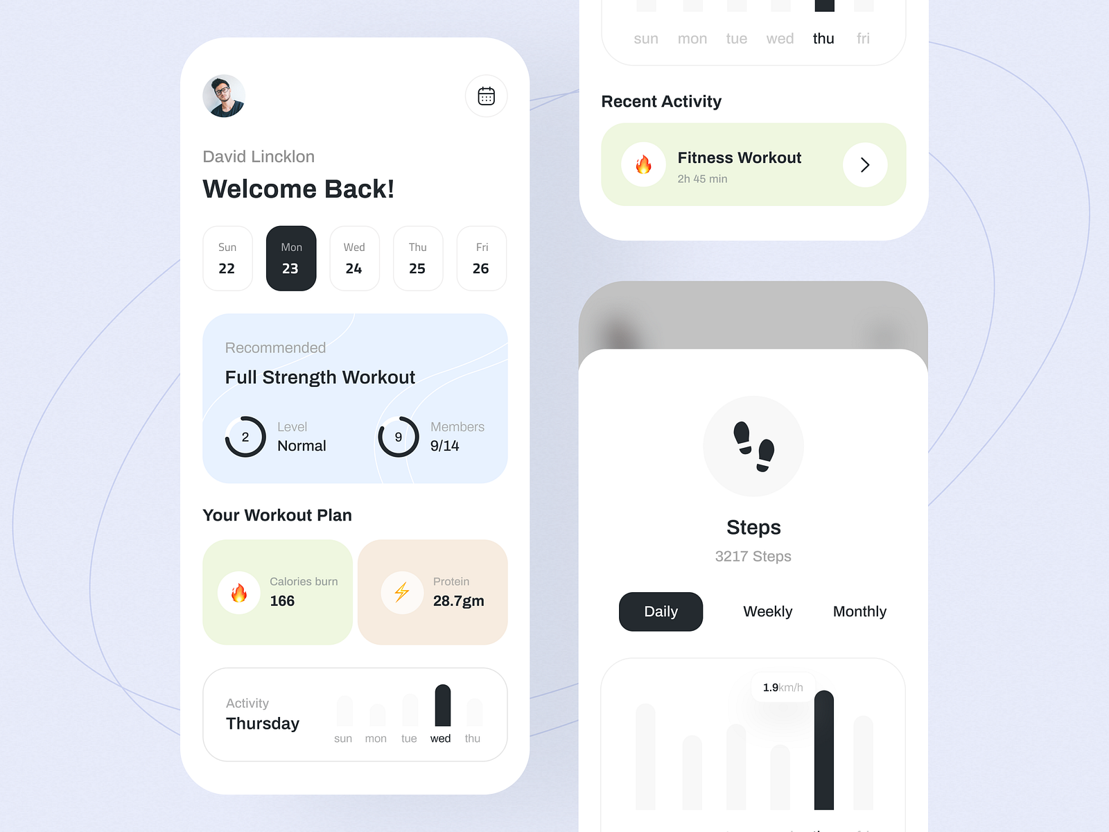 Health Tracker App by App Ninja for UIHUT - UI UX Design Agency on Dribbble