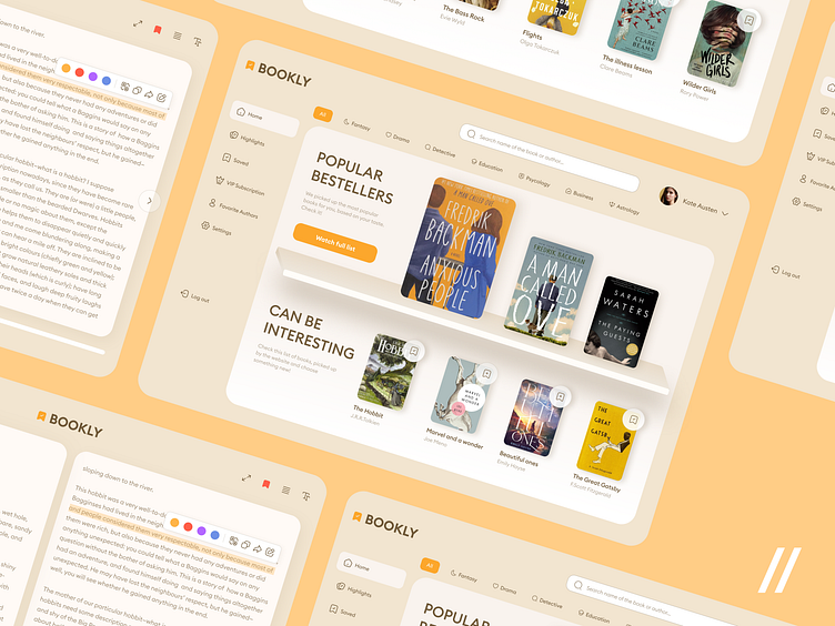 Library app by Kristina Spiridonova for Purrweb UI/UX Agency on Dribbble