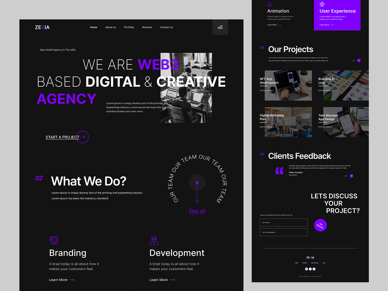 Web3 Digital Agency by Jawadd on Dribbble