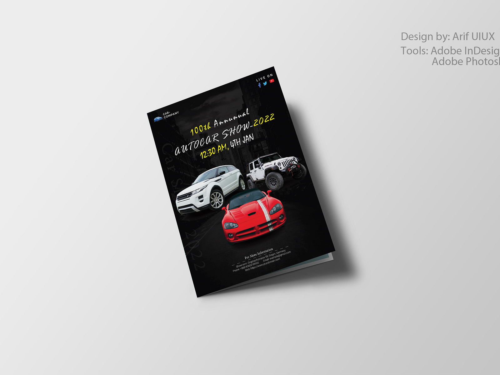 Car Flyer ( Adobe InDesign ) by Arif_UIUX on Dribbble