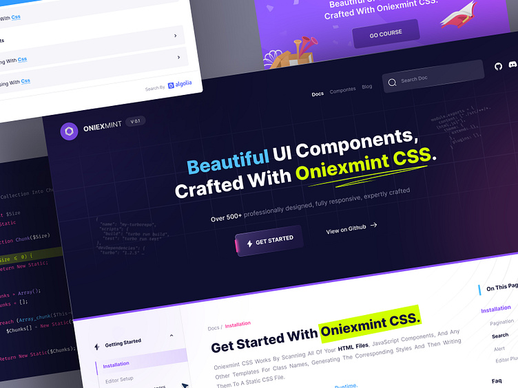 Oniexmint Landing Page😍 by Mohammad Reza Farahzad 🏆 for Acedesign on ...
