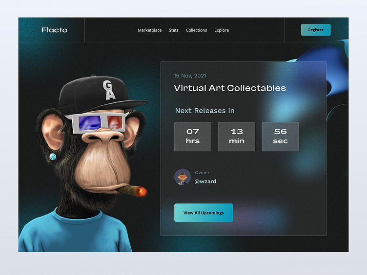 NFT Website Design by Nishar Multani on Dribbble