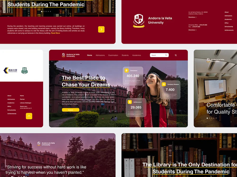College Website designs, themes, templates and downloadable graphic ...