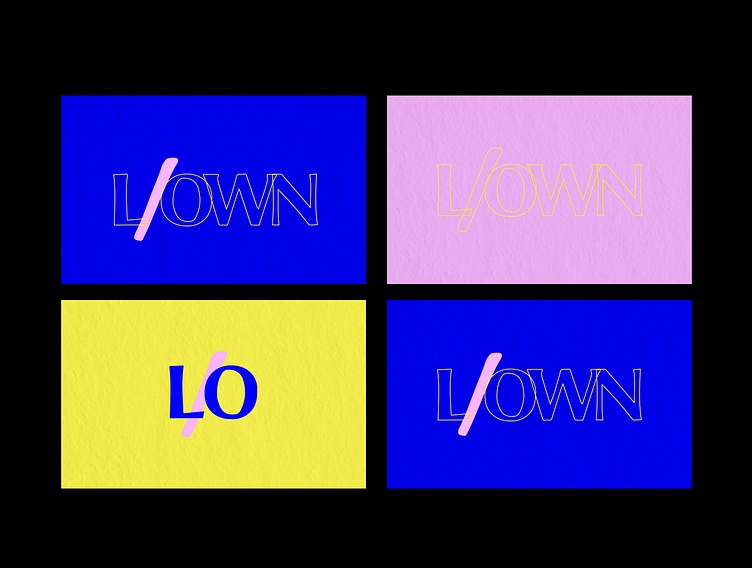LOWN brand identity by Bridget Lorusso on Dribbble