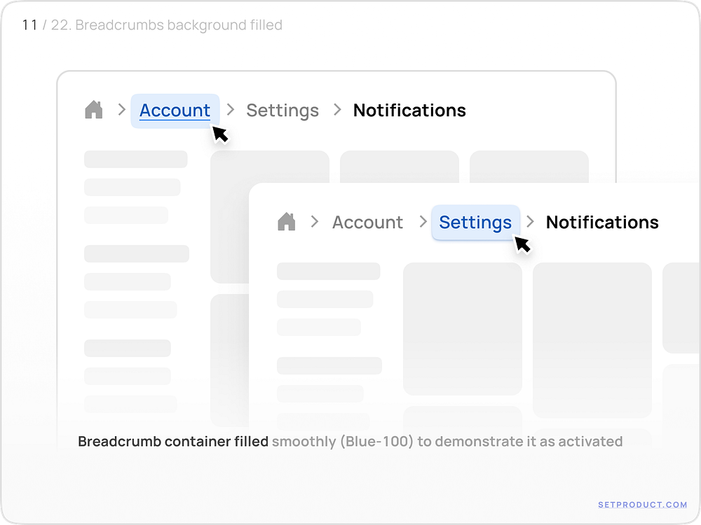 Breadcrumbs Ui Design Component React Ui Kit For Figma By Roman Kamushken For Setproduct On