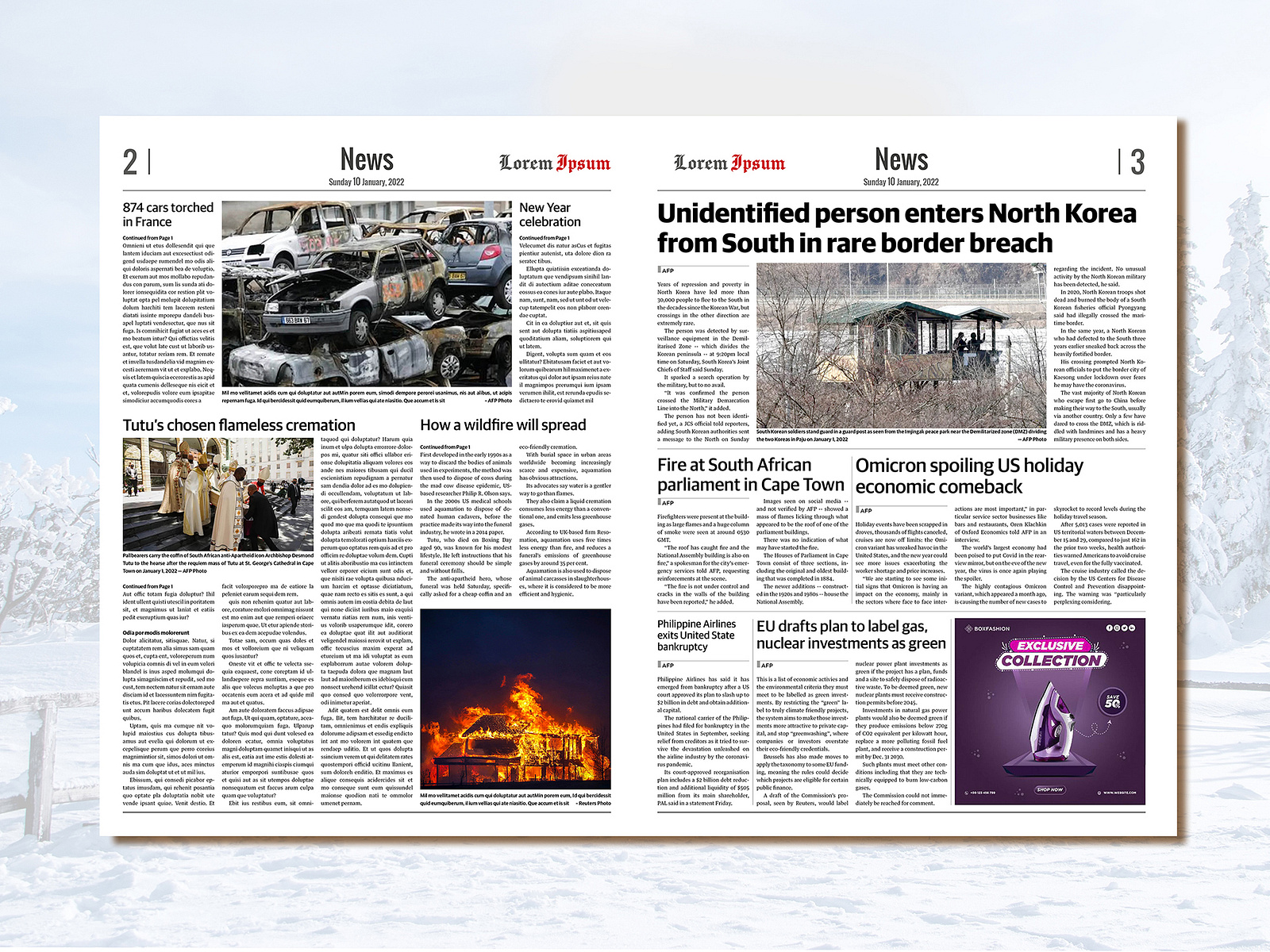 Newspaper Layout Design by Md Shamim Ali on Dribbble