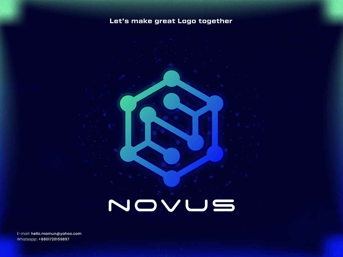 NOVUS - Letter N Technology Logo by Al Mamun | Logo & Branding Expert ...